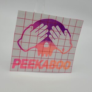 Peekaboo | Vinyl Decal, SVG, Sticker | EDM, Dubstep, Rave - Etsy