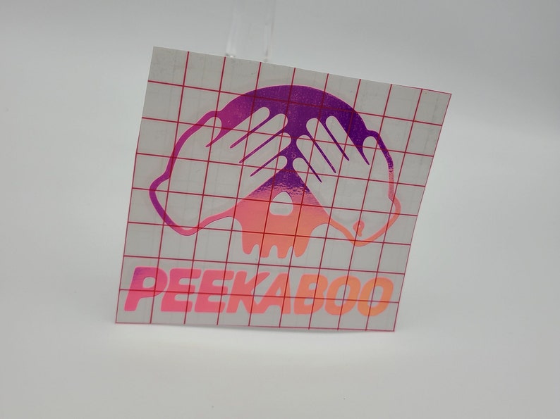 Peekaboo | Vinyl Decal, SVG, Sticker | EDM, Dubstep, Rave - Etsy
