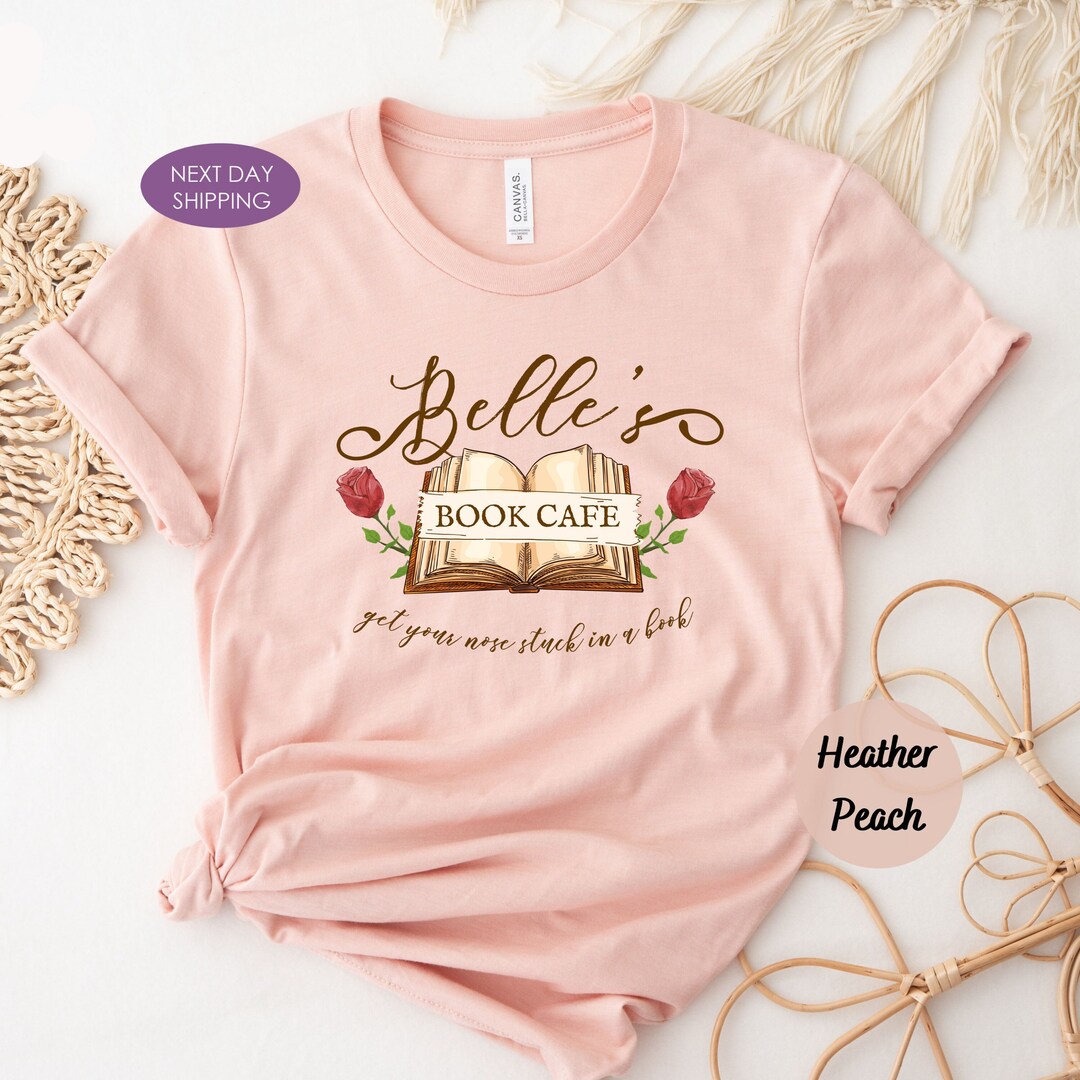 Belle's Book Club Shirt Belle's Book Cafe Shirt - Etsy