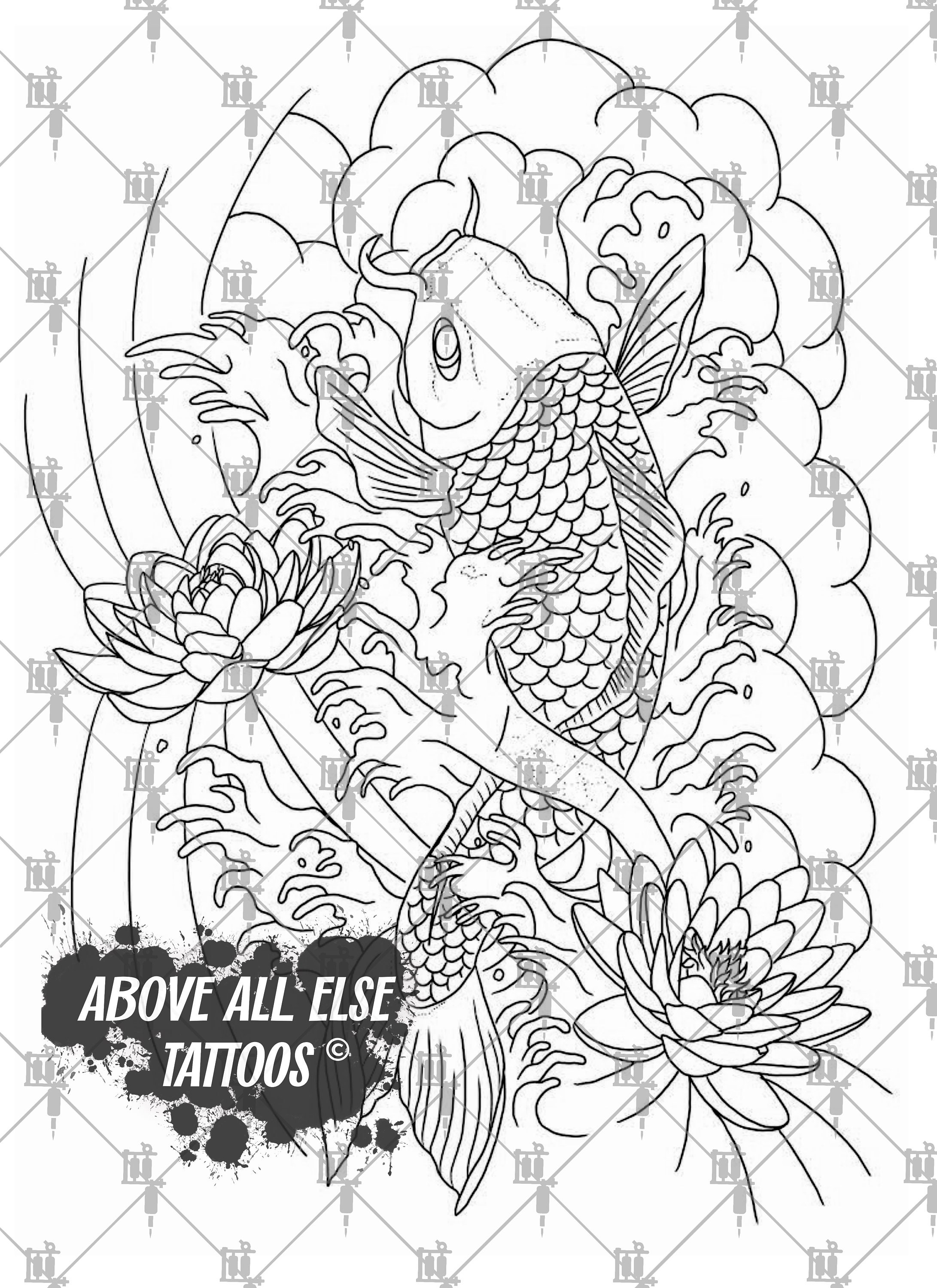 Wind Bar Tattoo Designs