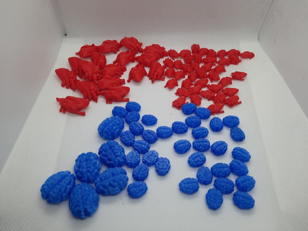 Arkham Horror Brain Sanity Heart Tokens | Organizer - Etsy