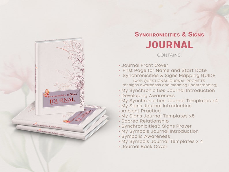 Synchronicities & Signs Journal Synchronicity Tracker Signs and Symbols ...