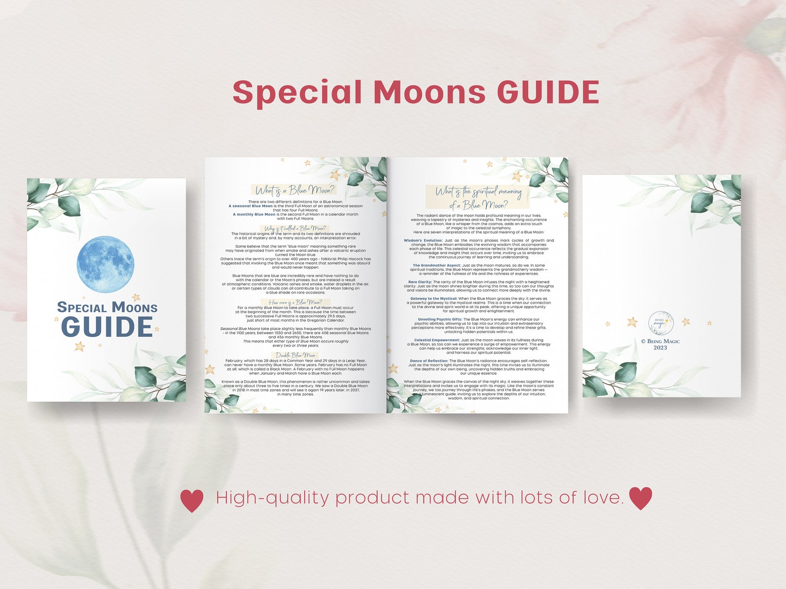 Mondphasen-Kalender 2024 Spezielle Monde-Anleitung Sternzeichen Neu und ...