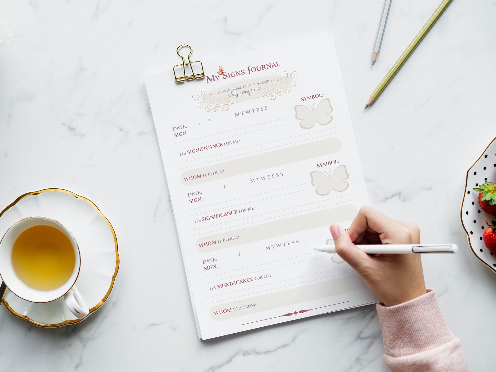 Synchronicities & Signs Journal Synchronicity Tracker Signs and Symbols ...