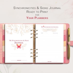 Synchronicities & Signs Journal Synchronicity Tracker Signs and Symbols ...