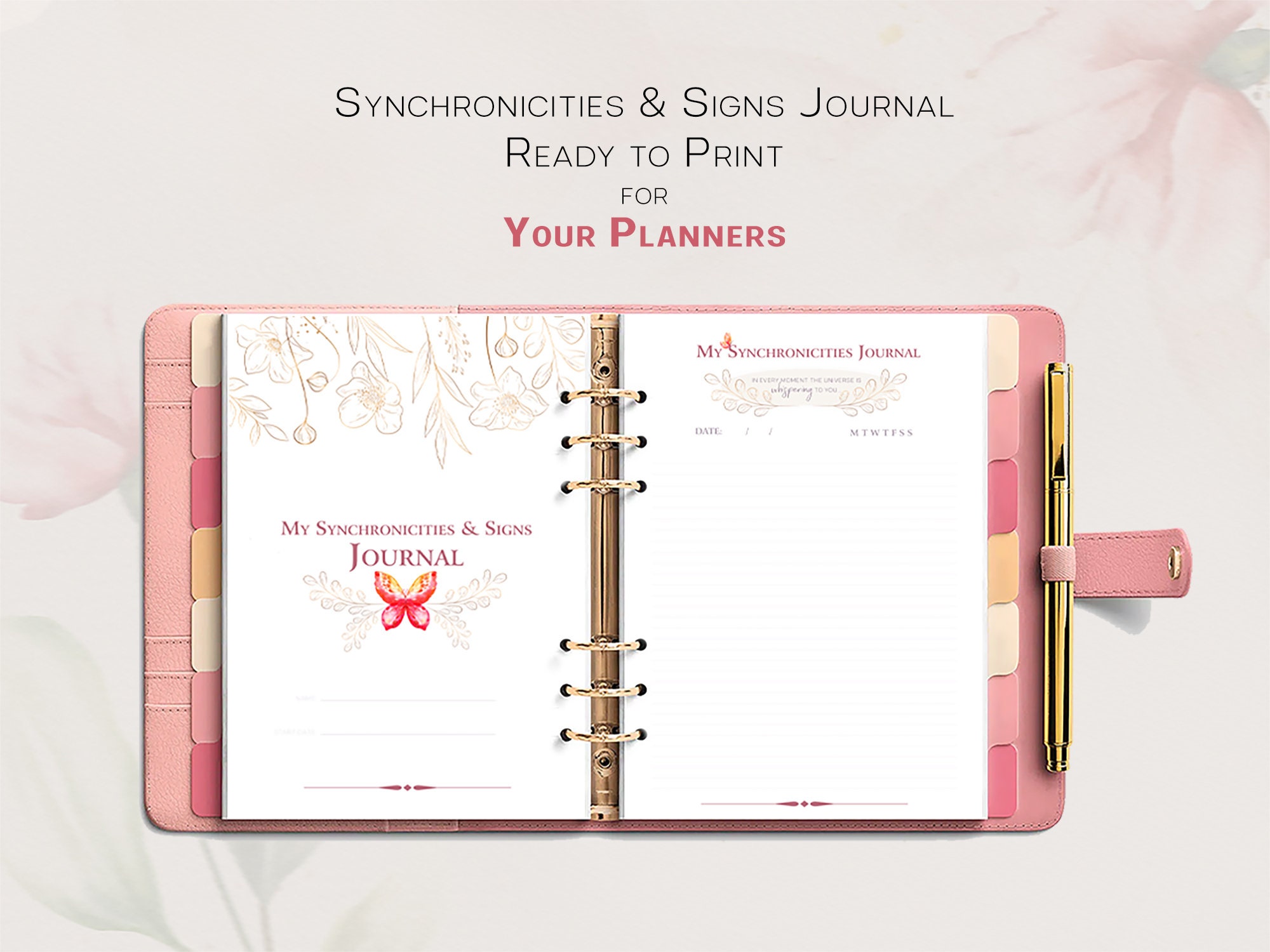 Synchronicities & Signs Journal Synchronicity Tracker Signs and Symbols ...