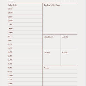 Editable Daily Planner Bundle, Canva Daily Planner, Daily Organization ...