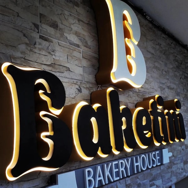 Custom Backlit Sign - Etsy