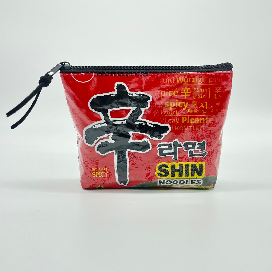 Handmade Upcycled Korean Shin Noodle ramen Zipper Pouch - Etsy