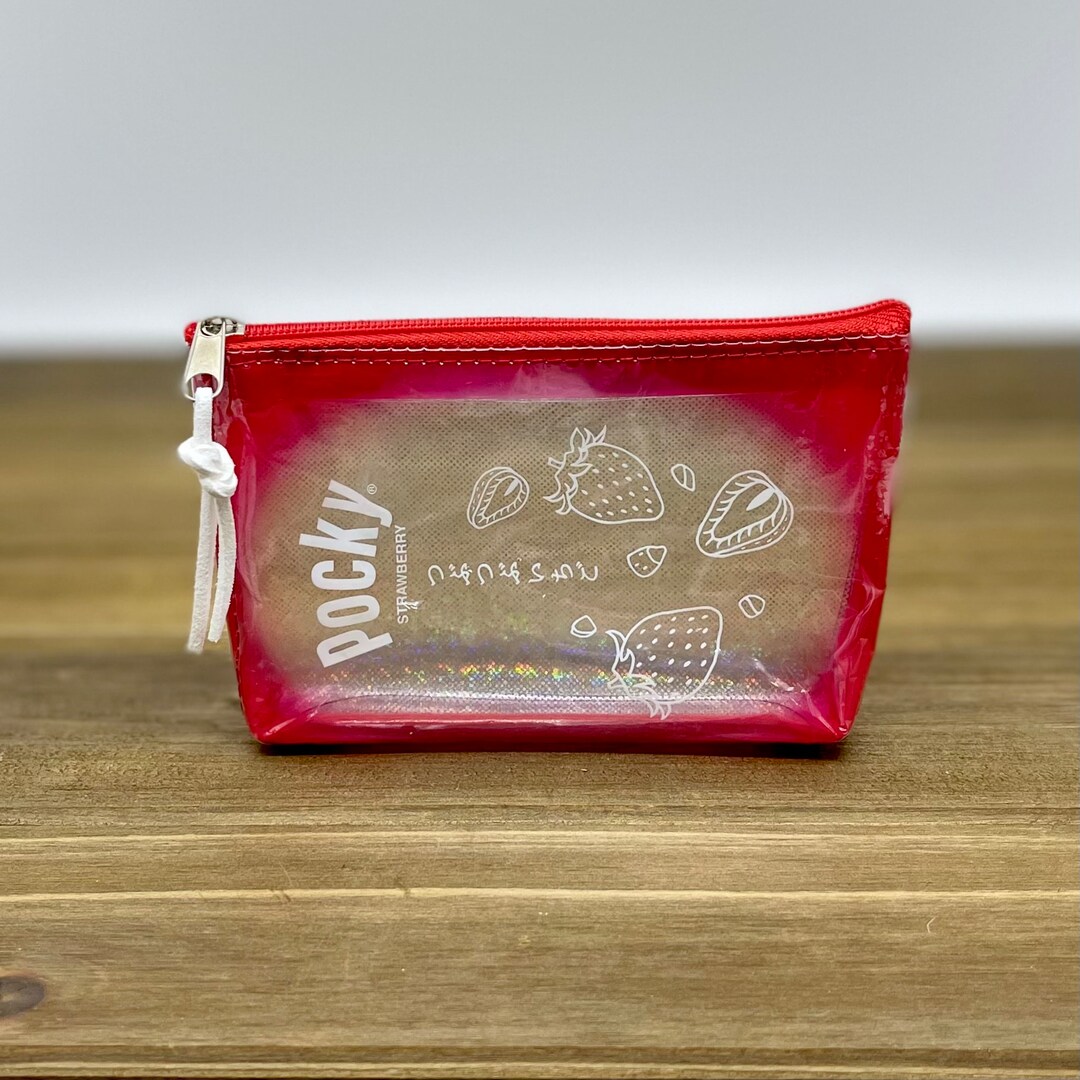Japanese Tsubutsubu Ichigo Strawberry Pocky Bag Upcycled - Etsy
