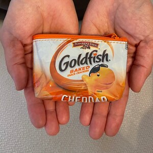 Handmade Goldfish Bag Upcycled Zipper Pouch/coin Case - Etsy