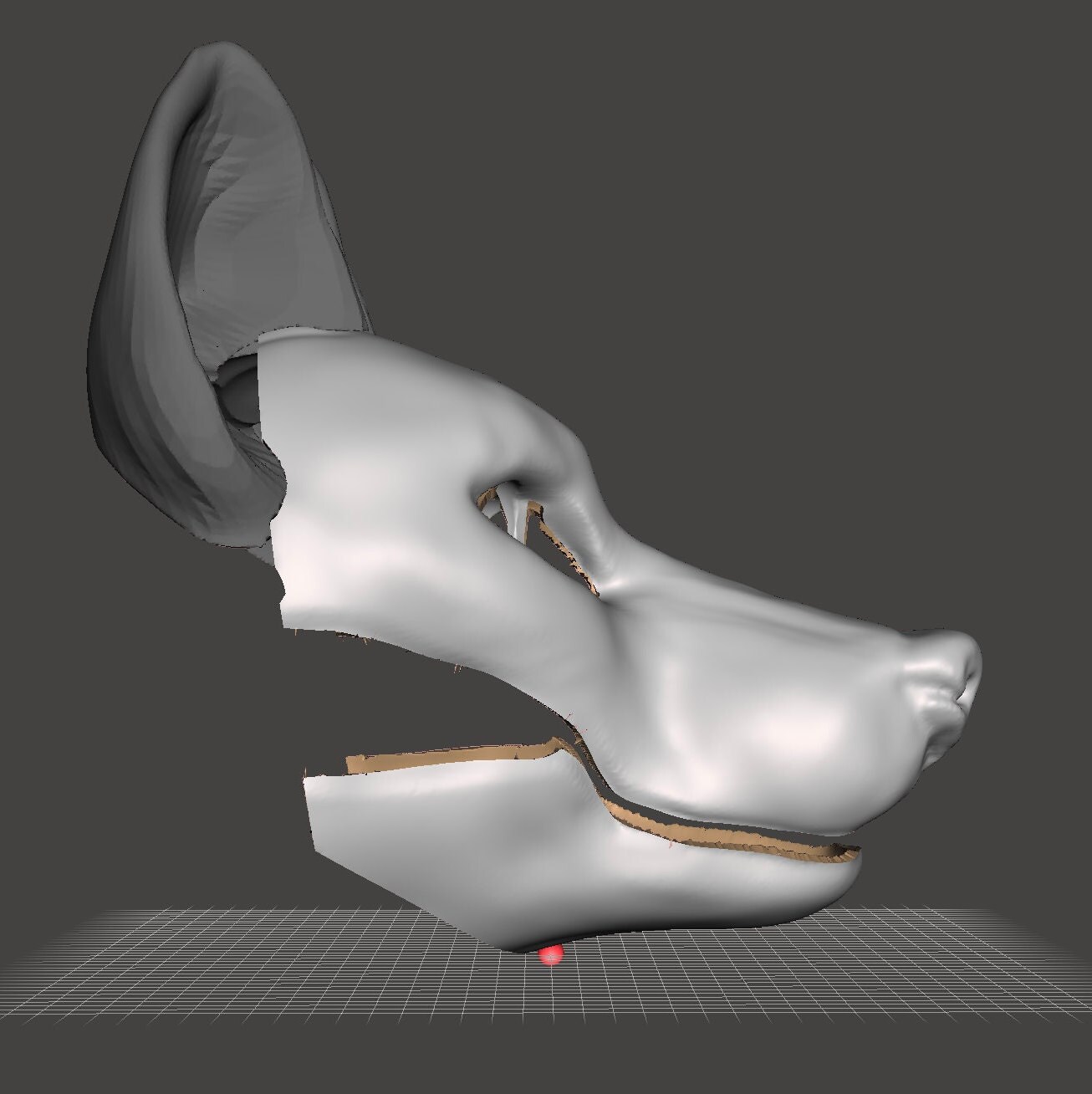 READ DESCRIPTION Semi Realistic Canine STL File for 3D Printing Fursuit ...