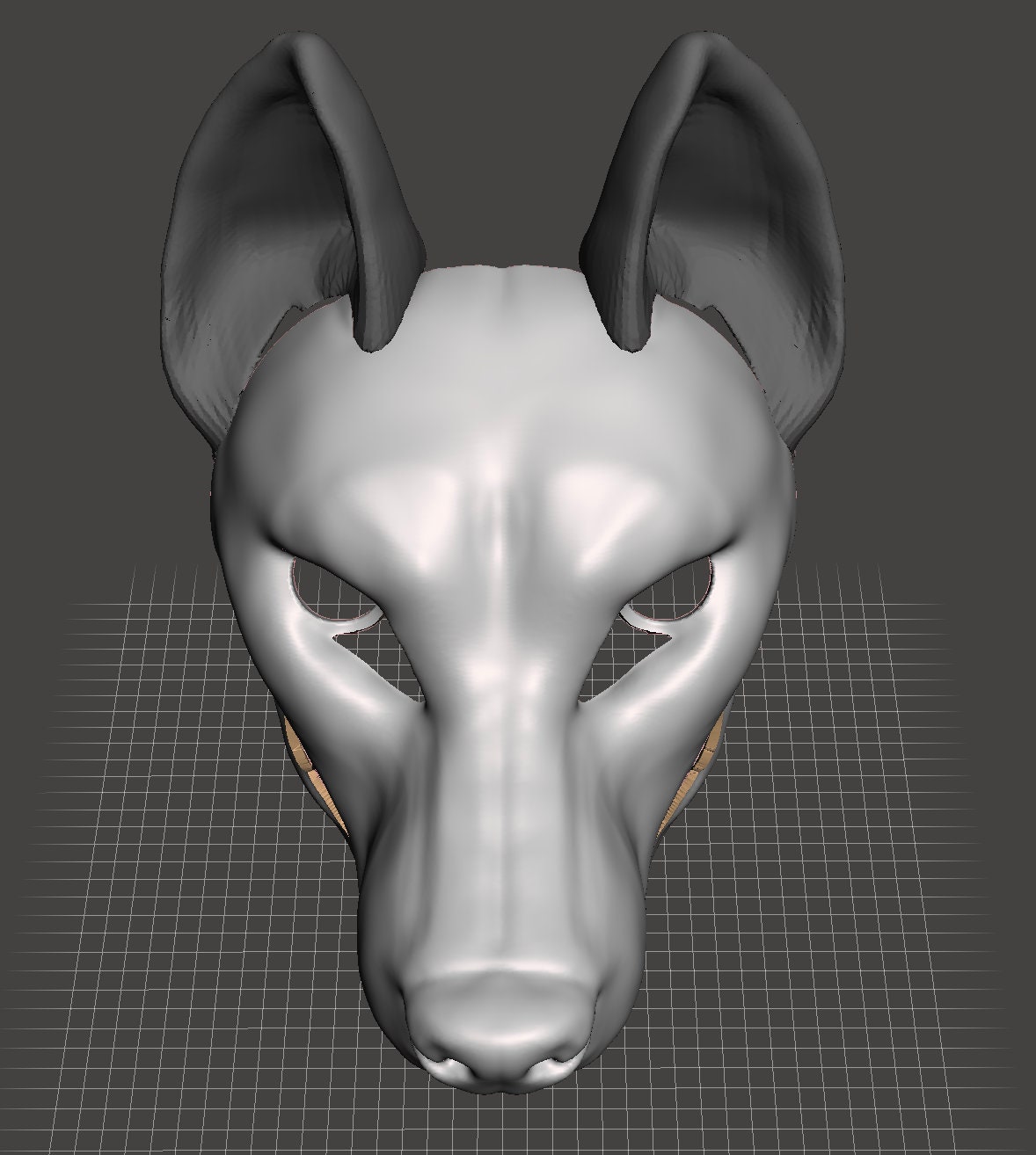 READ DESCRIPTION Semi Realistic Canine STL File for 3D Printing Fursuit ...