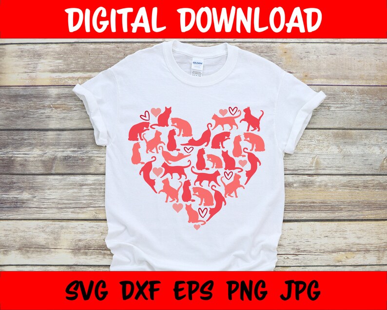 12 Animal Valentine Heart SVG Bundle Printable Color Designs Dinosaur ...