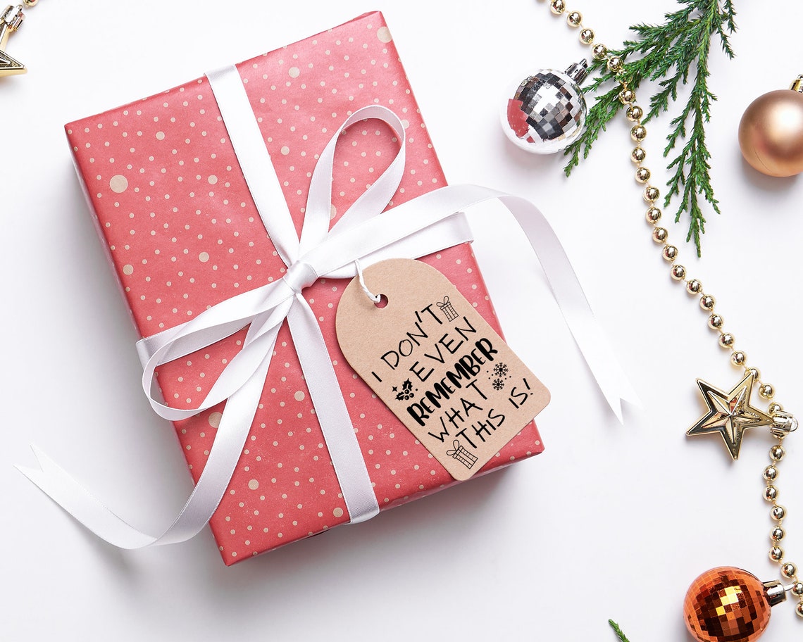 12 Christmas Gift Tag SVG Bundle Printable Funny Holiday - Etsy