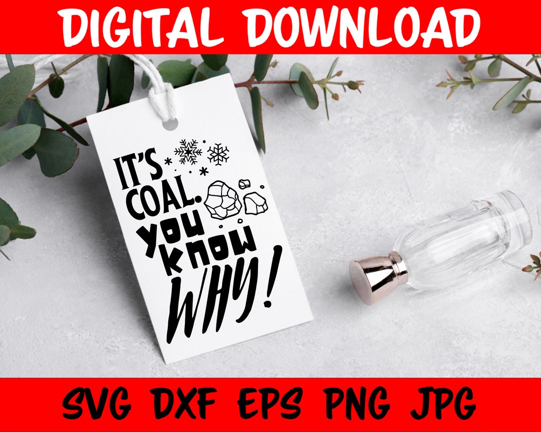 Christmas Gift Tag SVG, Printable Funny Holiday Quotes Labels, Cut ...