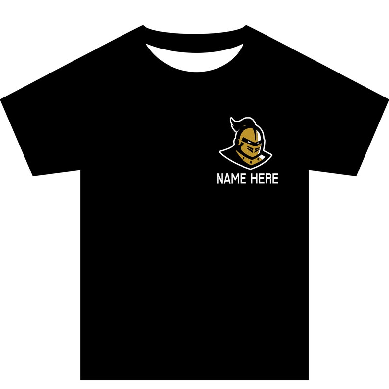 UCF Iron on Personalized Vinyl Sticker, Customized UCF Decal for T ...