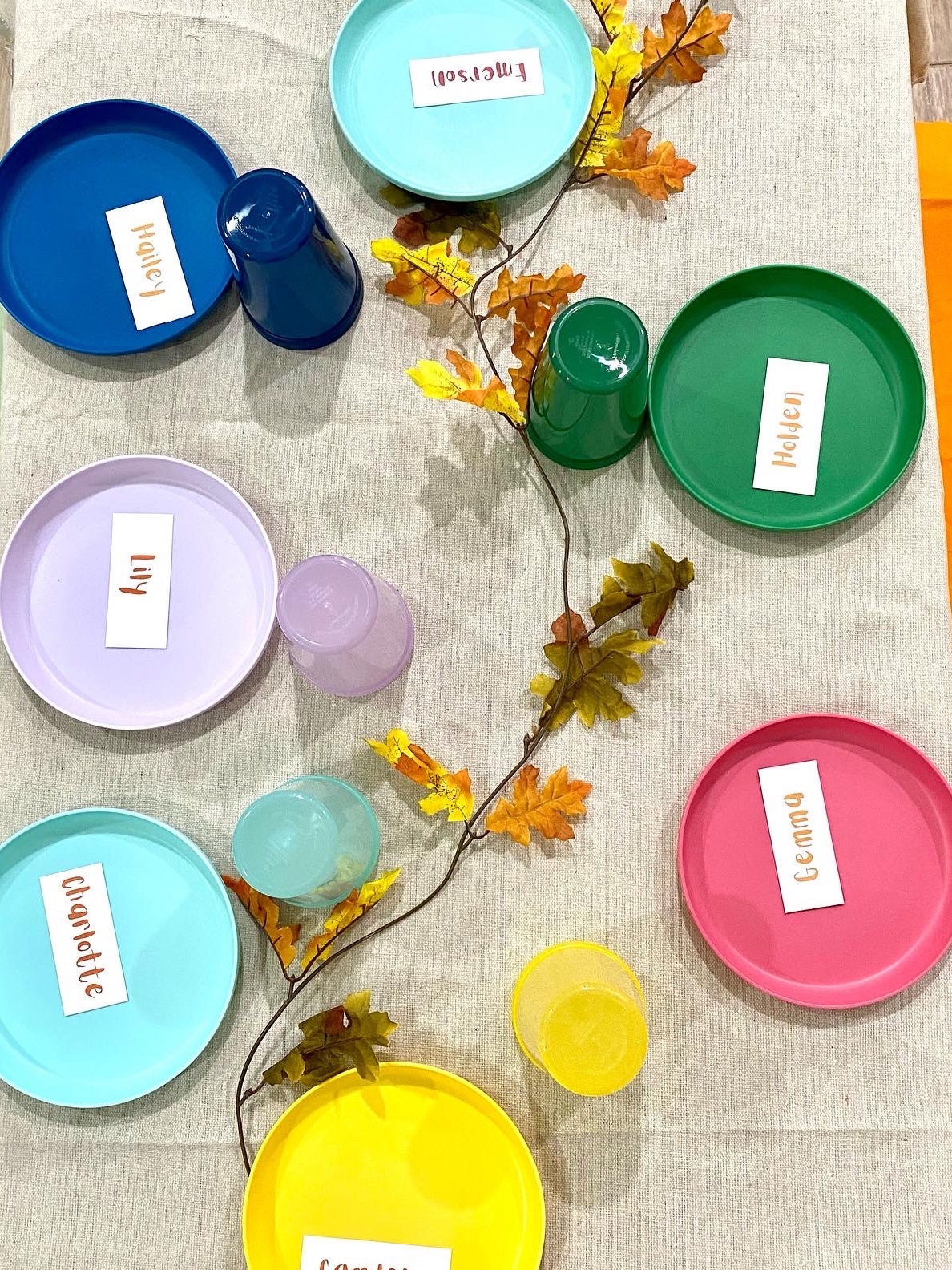 Editable Place Cards, Flat Name Cards, Place Setting, Custom Table ...