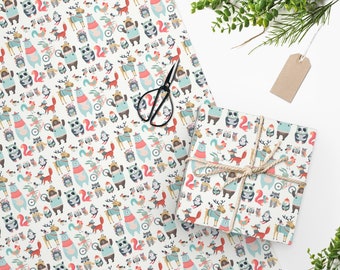Australia Animal Wrapping Paper Roll and Sheets, Koala Birthday Party ...