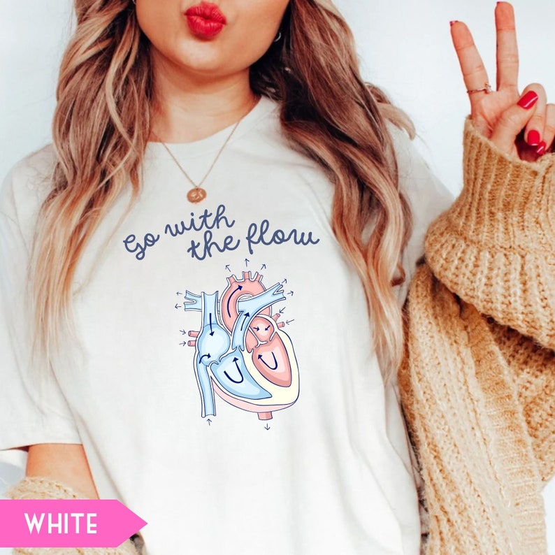 CVICU Anatomy Cardiac Nurse Heart Flow Shirt Cath Lab RN - Etsy