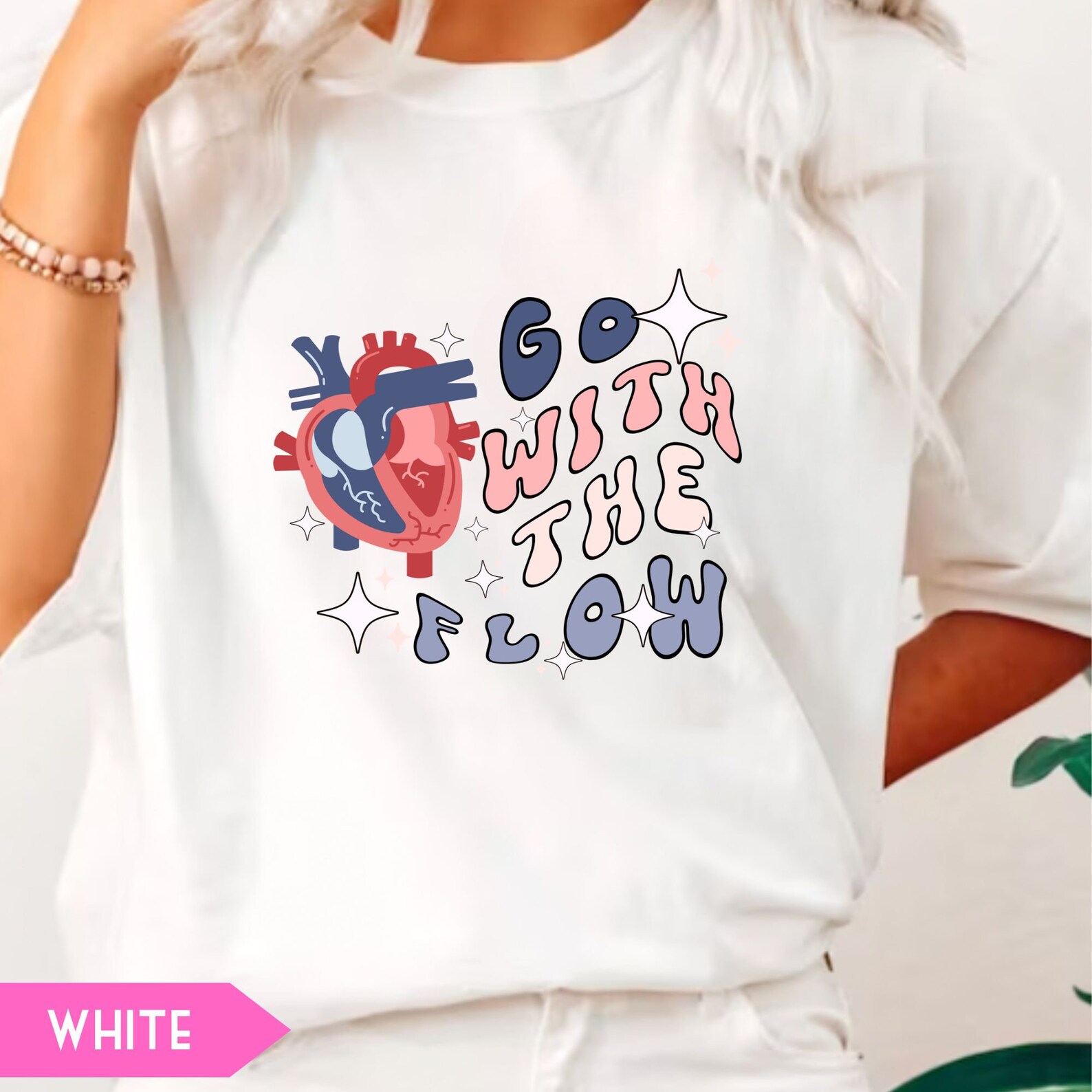 CVICU Shirt Custom Cardiac Nurse Shirt Retro Go With the Flow Shirt ...