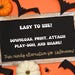Halloween Play-dough Gift Tag for Kids, Non Candy Halloween Classroom ...