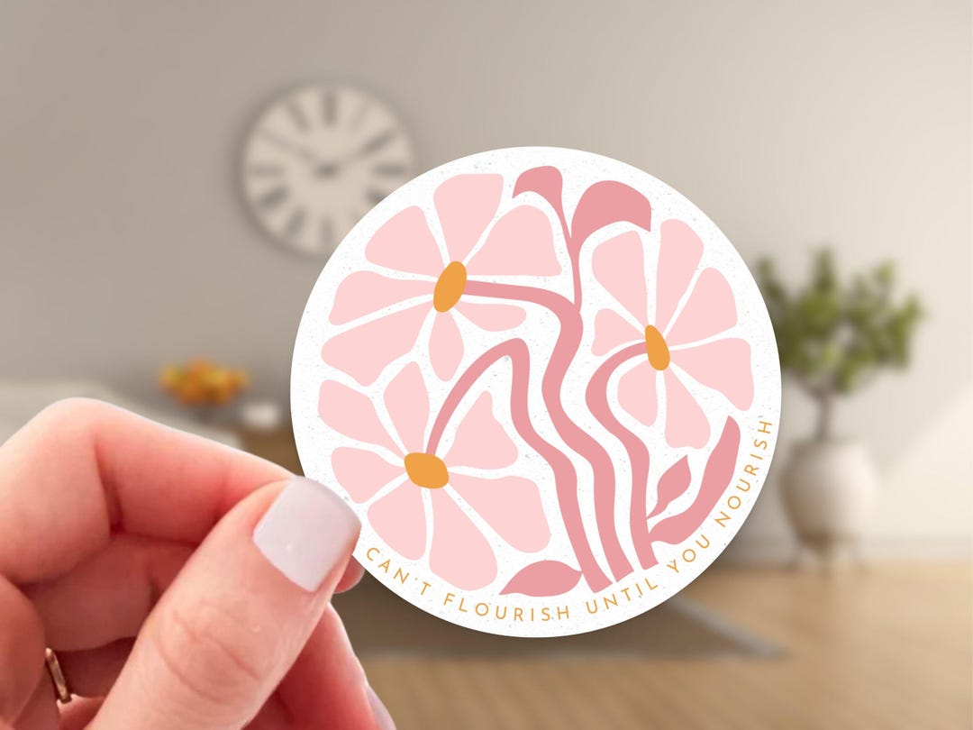 ED Recovery Sticker Motivational Mental Health Vinyl Decal for Eating ...