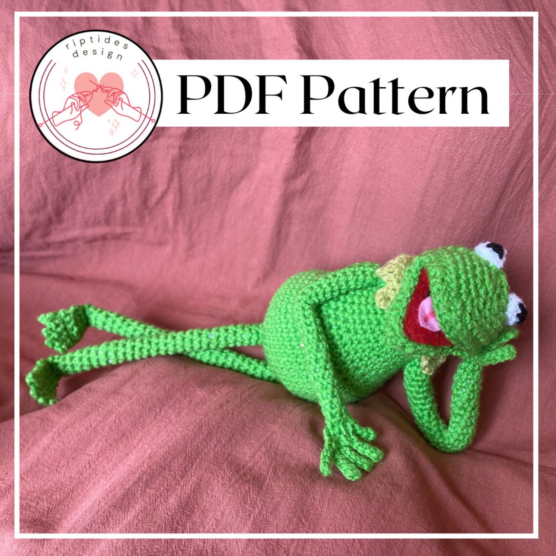 Amigurumi Kermit PDF Häkelanleitung, handgemachte Plüschtier Frosch Geschenkidee - Etsy.de