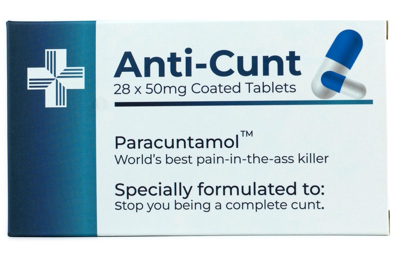 Anti Cunt Prank Pill Box Joke Funny Valentines Gift and - Etsy