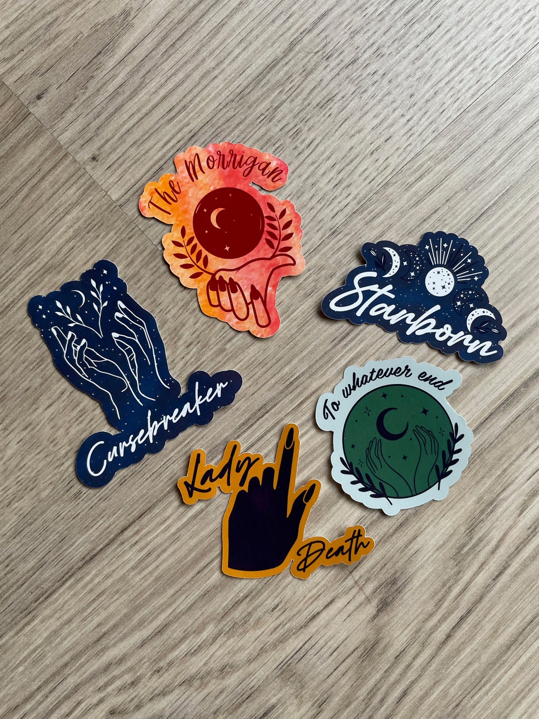 SJM Multiverse Girls Sticker Bundle ACOTAR, Feyre, Nesta, Crescent City ...