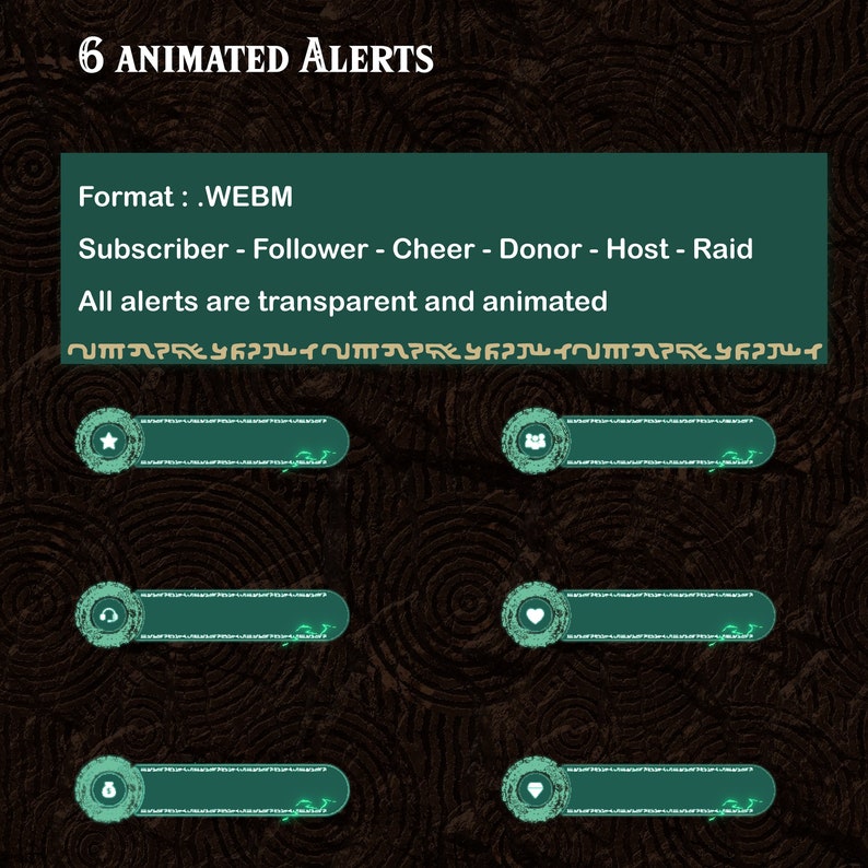 The Legend of Zelda Tears of the Kingdom Twitch Alerts Pack ANIMATED ...