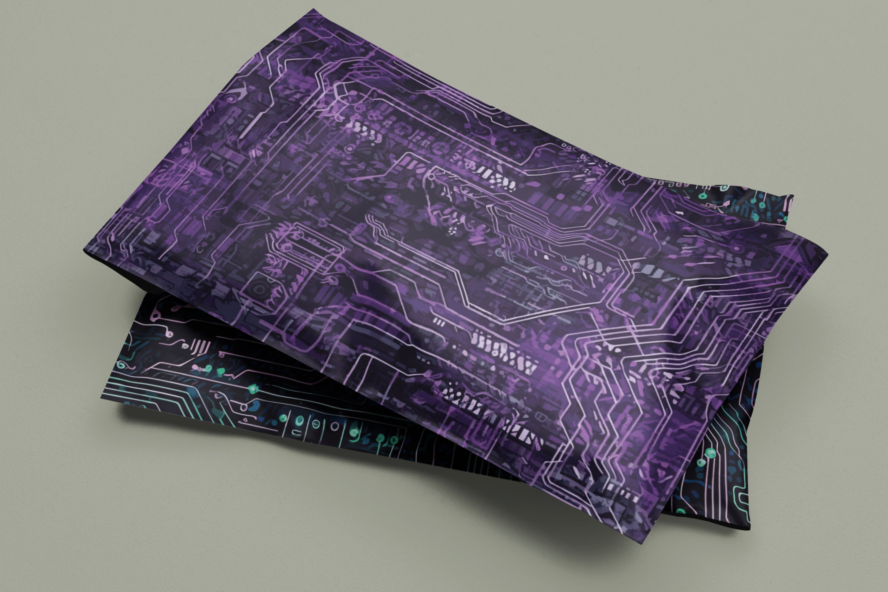 Neon Circuit Cyber Tech Seamless Pattern SVG PNG JPG / Digital - Etsy