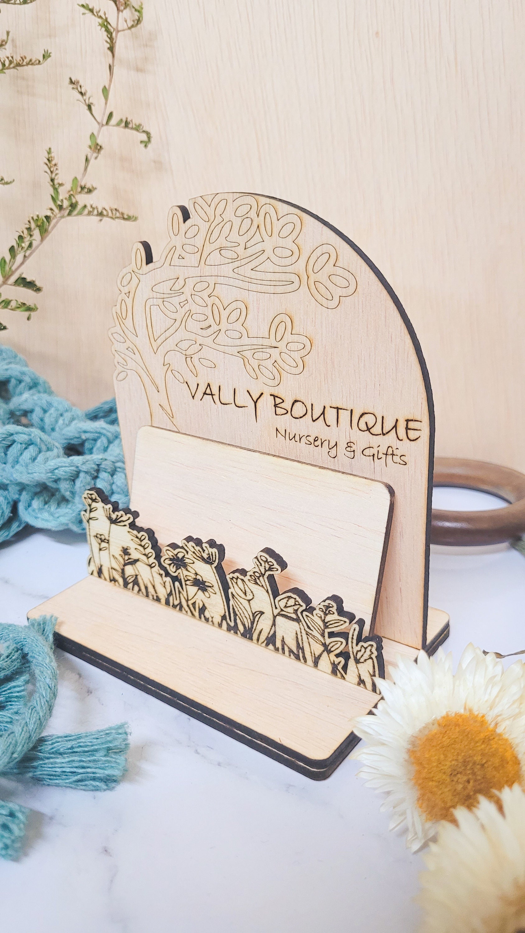 POS Business Card Holder for Craft Market POS Logo Business Card Holder ...
