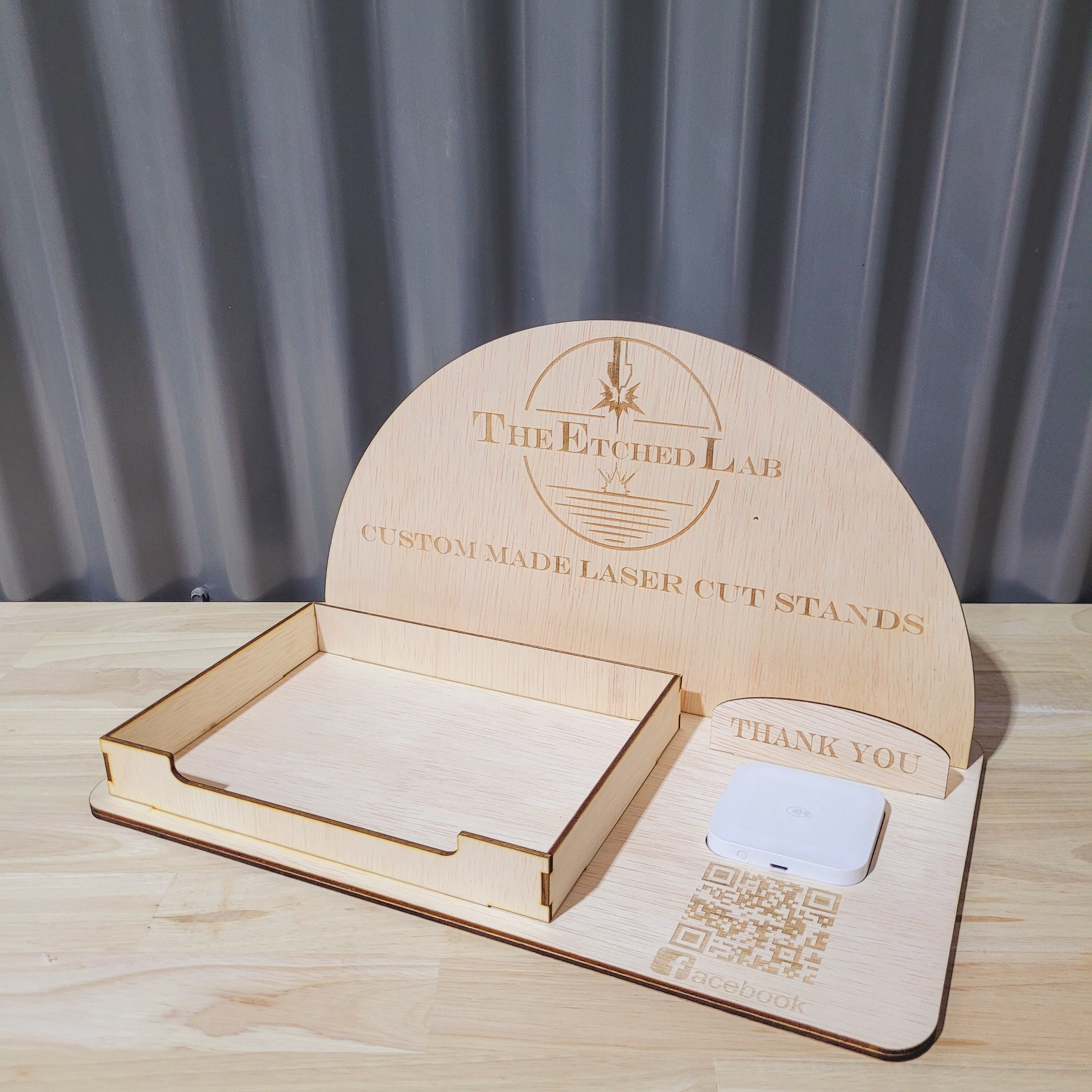 Large Square Reader Dock Business Card A5 Pamphlet Holder for Craft ...