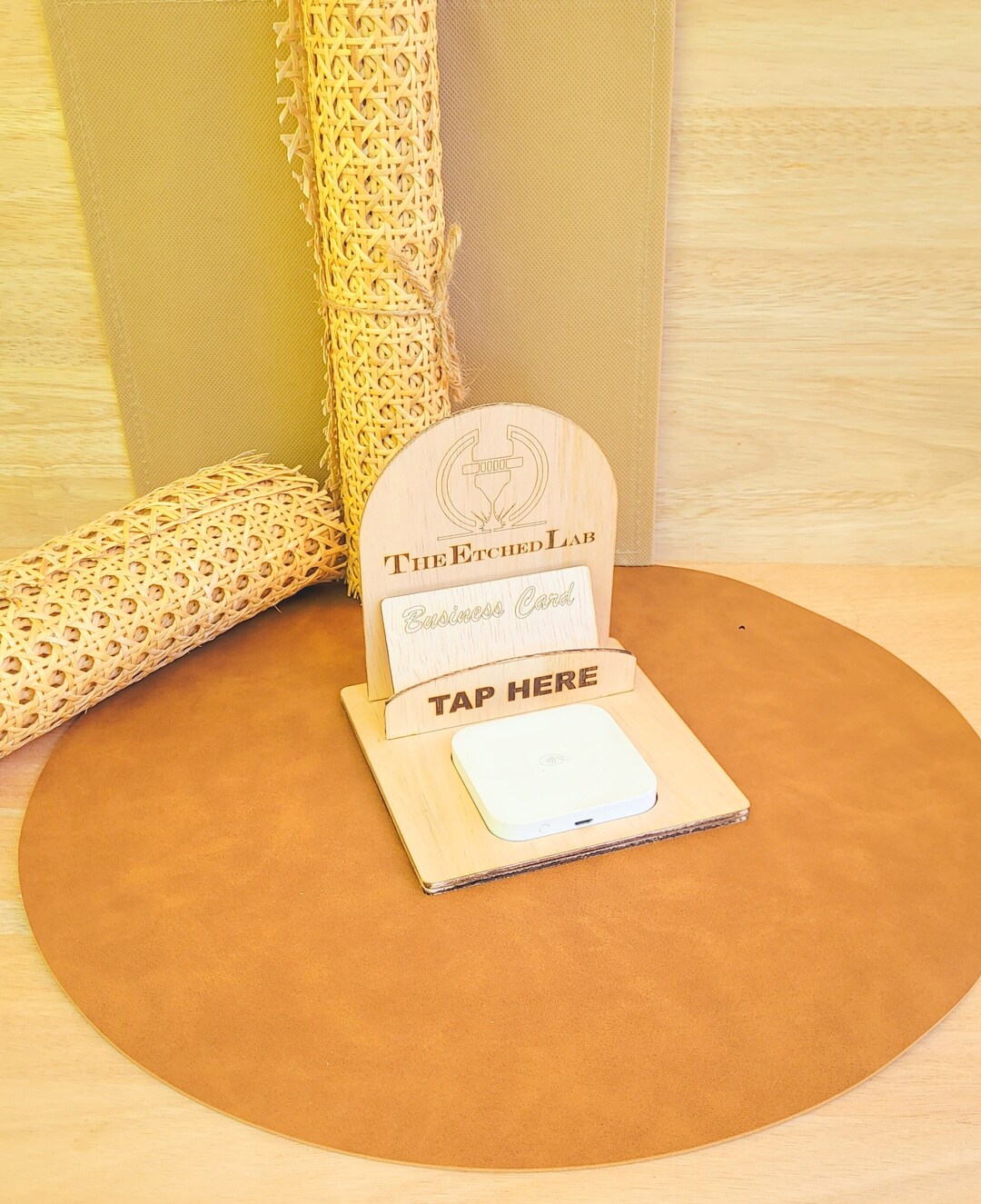 Square Reader Dock Business Card Holder for Craft Market Logo Business ...