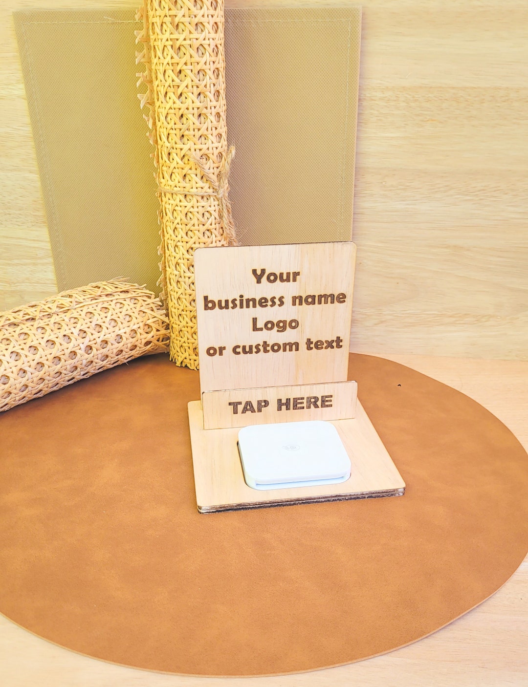 Square Reader Dock Business Card Holder for Craft Market Logo Business ...