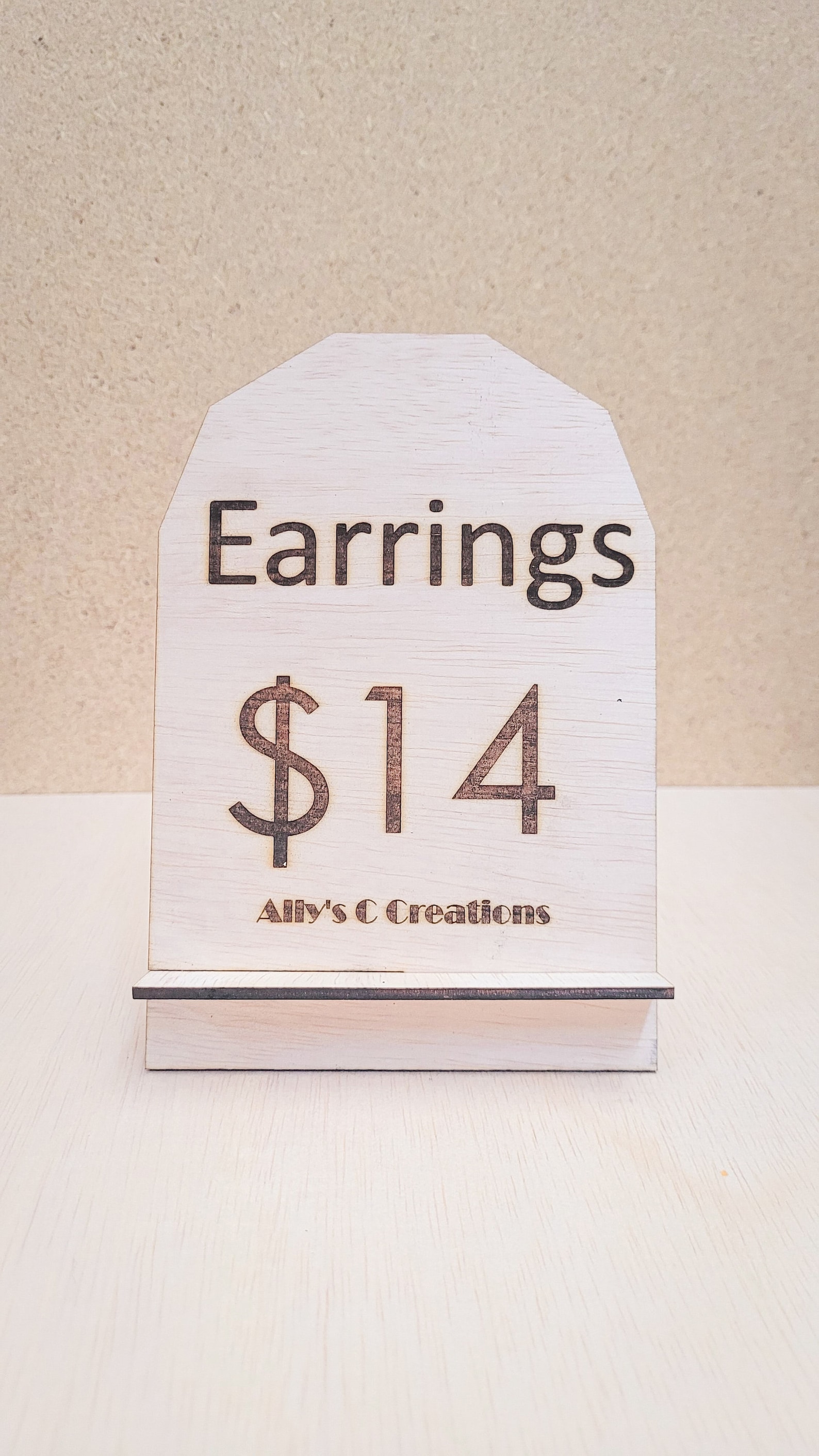 Custom Freestanding Wooden Signs for Businesses, Personalized Laser Cut ...