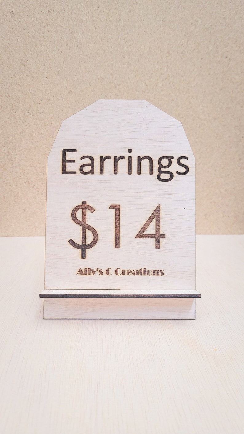 Custom Freestanding Wooden Signs for Businesses, Personalized Laser Cut ...