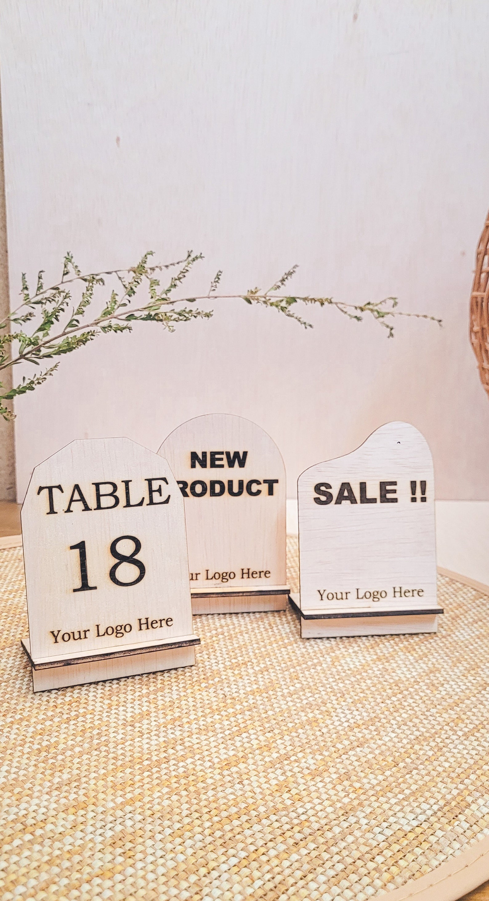 Custom Freestanding Wooden Signs for Businesses Personalized - Etsy