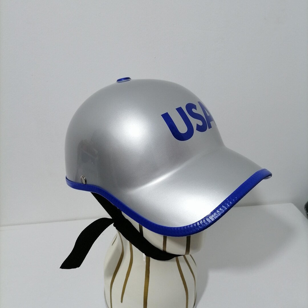 Custom Helmet Motorcycle Cap Baseball Lid Helmet Full Handmade ...