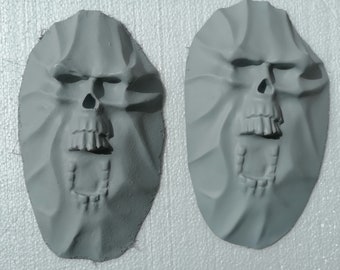 Handmade 3D Fiberglass Skull Panel: Custom Car Motorcycle Tank Art - Etsy