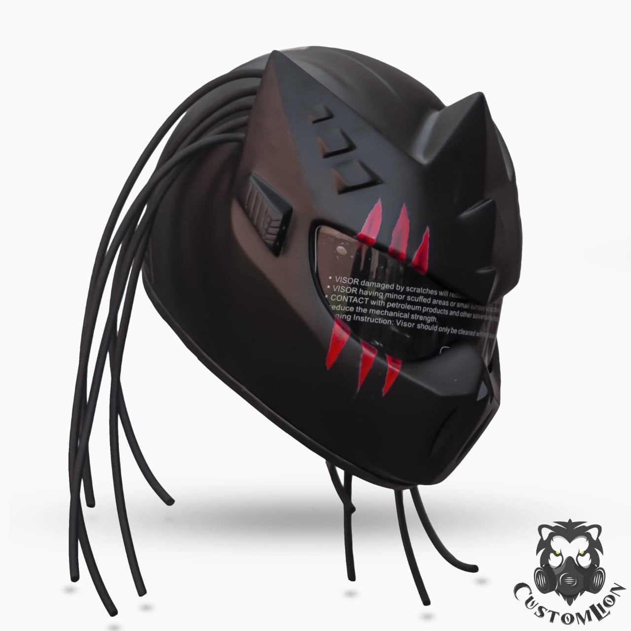 Space Warrior Custom Helmet Motorcycle Fullface Dot ECE CERTIFIED Our ...