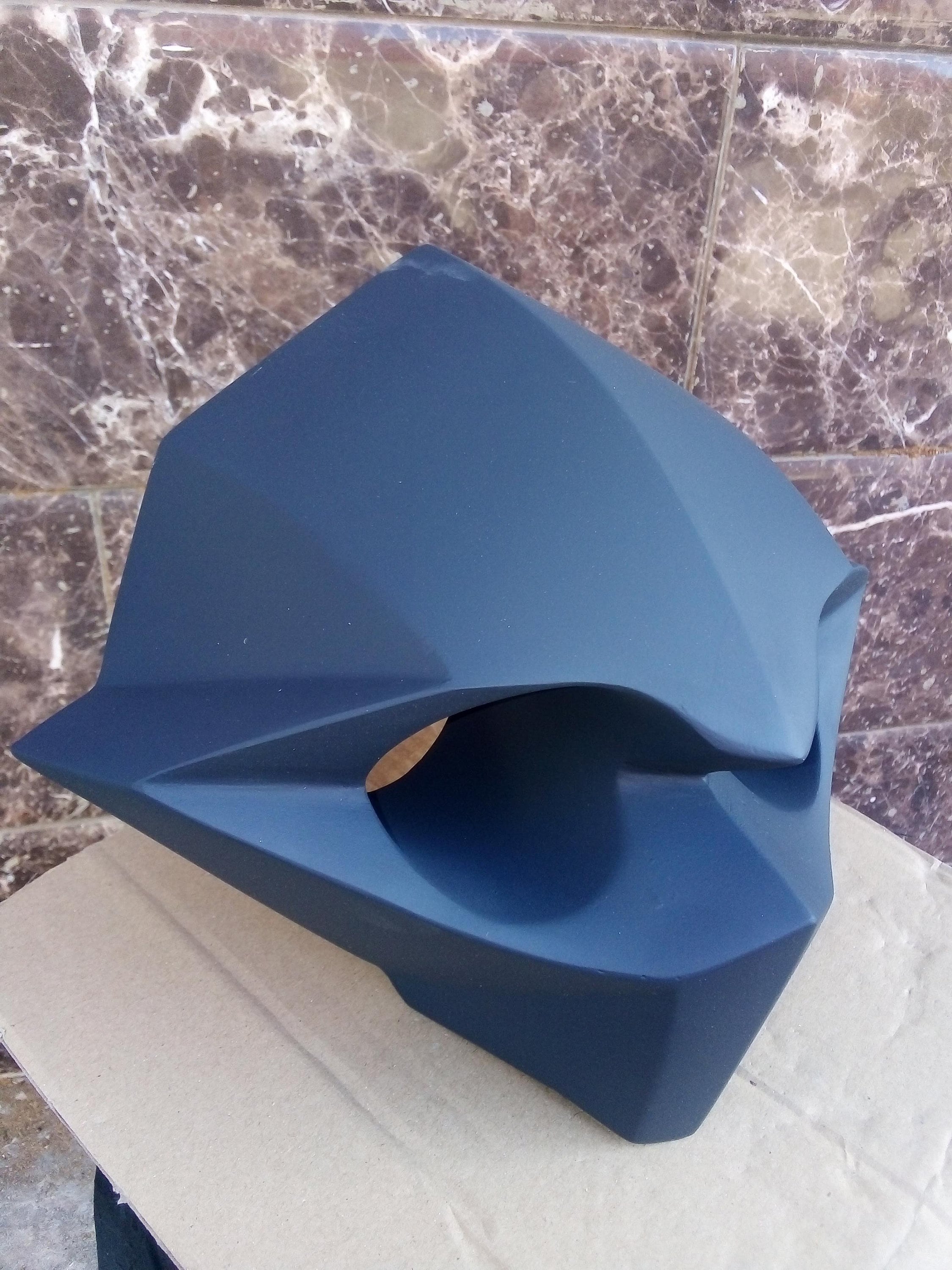 Custom Motorcycle Headlight Fairing Lamp Mask Streetfighter Bike RAT 3d ...