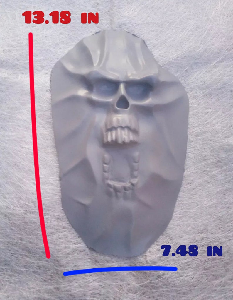 Handmade 3D Fiberglass Skull Panel: Custom Car Motorcycle Tank Art - Etsy
