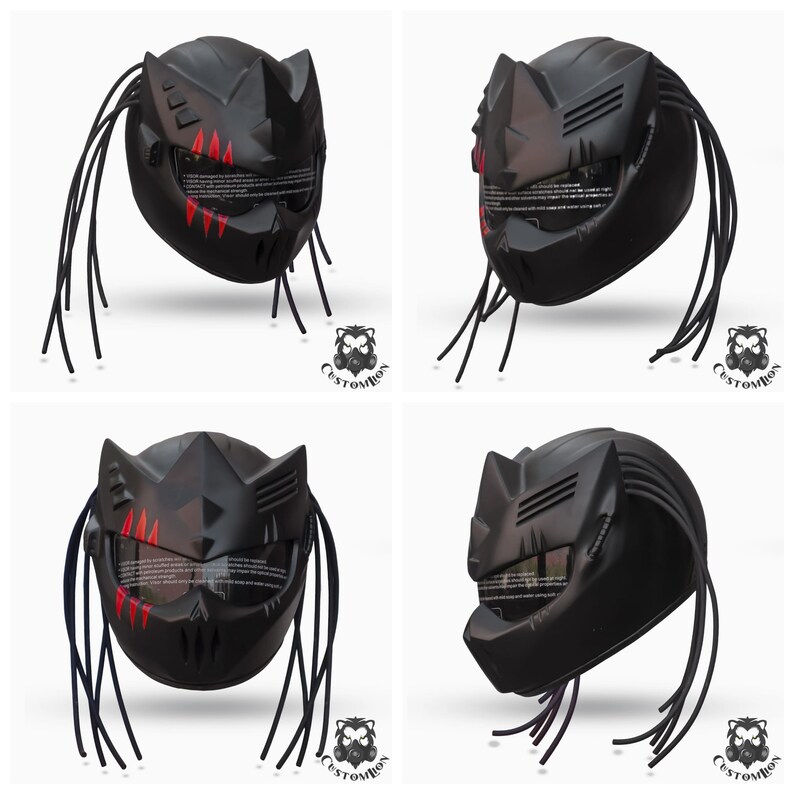 Space Warrior Custom Helmet Motorcycle Fullface Dot ECE CERTIFIED Our ...