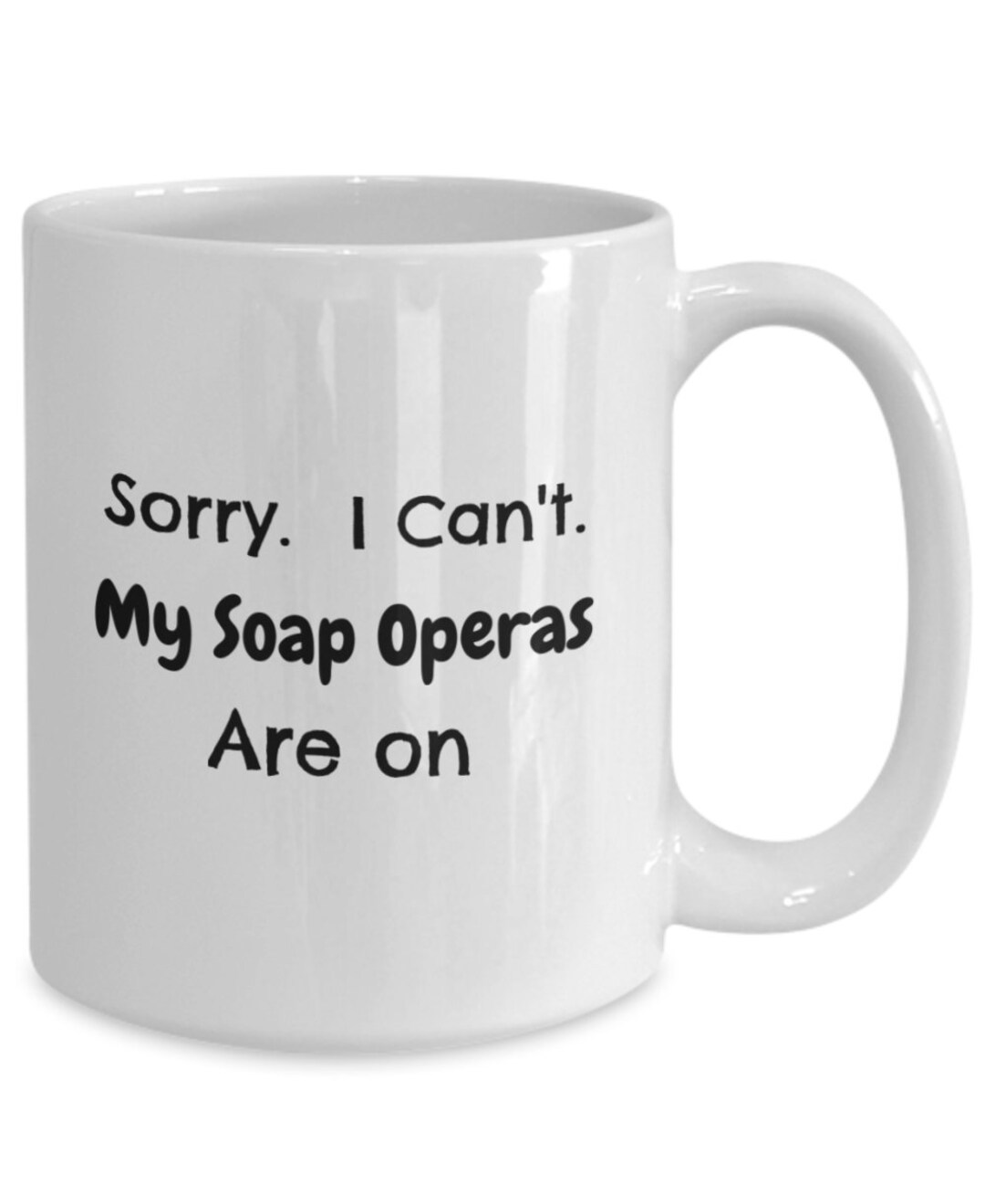 Soap Opera Mug, Gift Soap Opera Fan, Soap Opera Coffee Mug, Funny ...