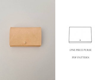 One Piece Leather Wallet - Etsy