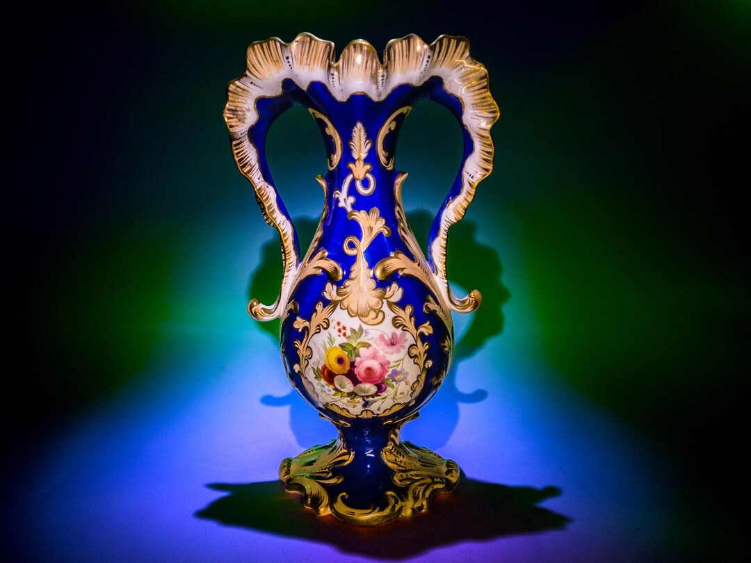 Coalport (?) Rococo Revival Vase--very Old! - Etsy