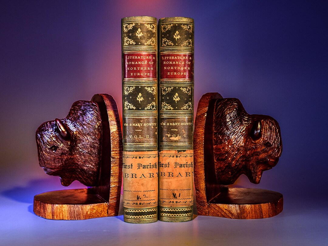 Buffalo Wooden Bookends--great for Billievers! - Etsy
