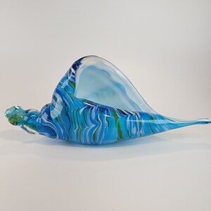 Murano Style Sea Shell--blue, Green, White--help to Cure the Winter ...